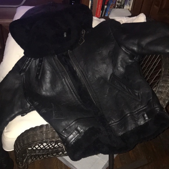 U.S. Army | Jackets & Coats | Sheep Skin Leather Authentic Usaf For ...